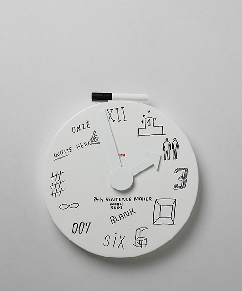 The Blank Wall Clock by Martí Guixé – droog